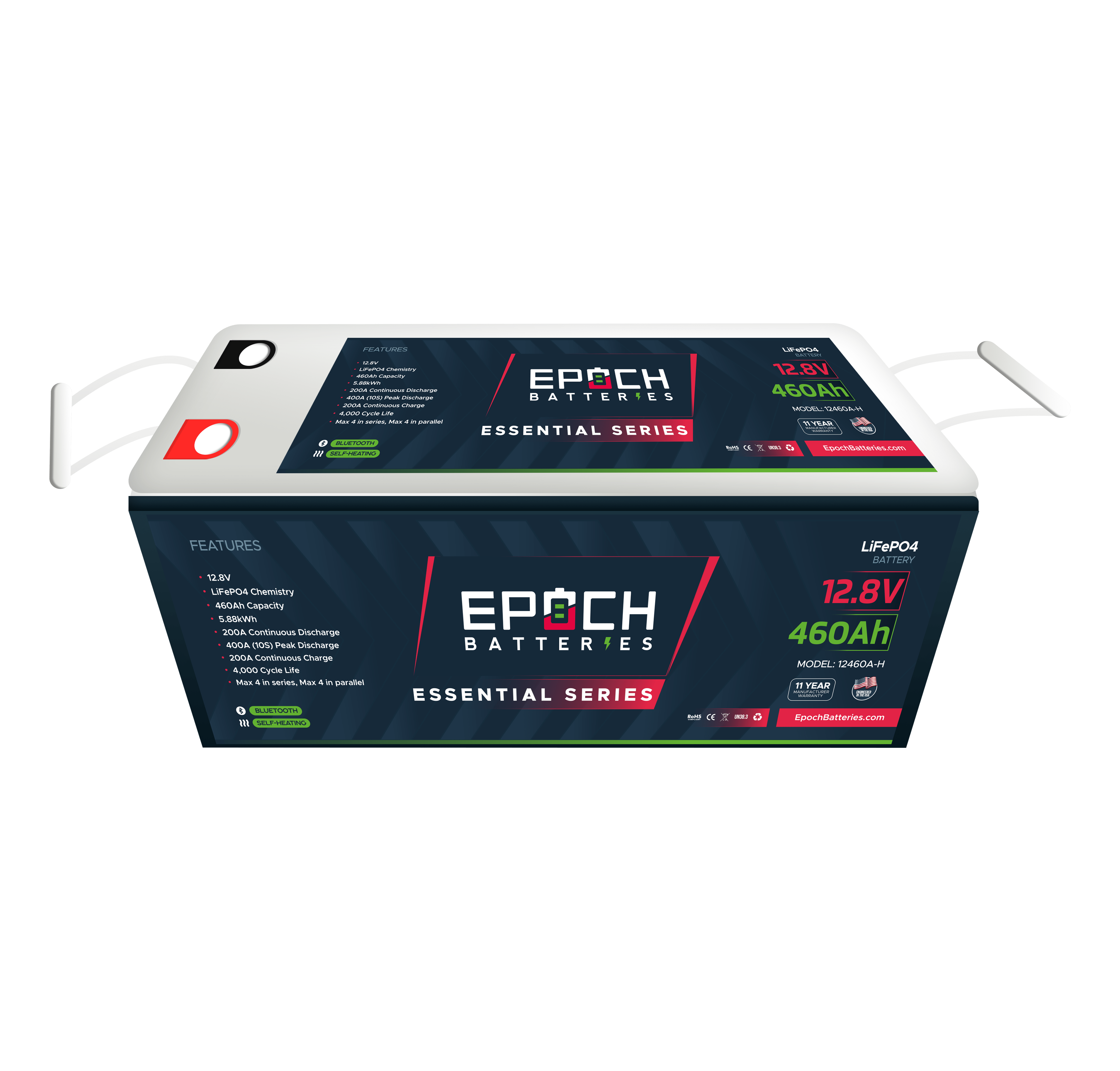 Epoch 12v 460ah - Group 8d - (Essentials) - RV Solar Systems Online